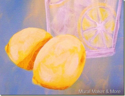 How to paint Lemons - Just Paint It Blog